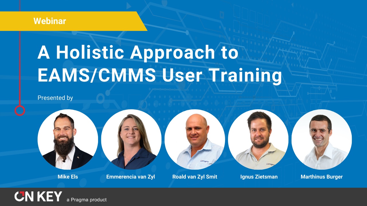 A holistic approach to EAMS/CMMS User Training - On Key